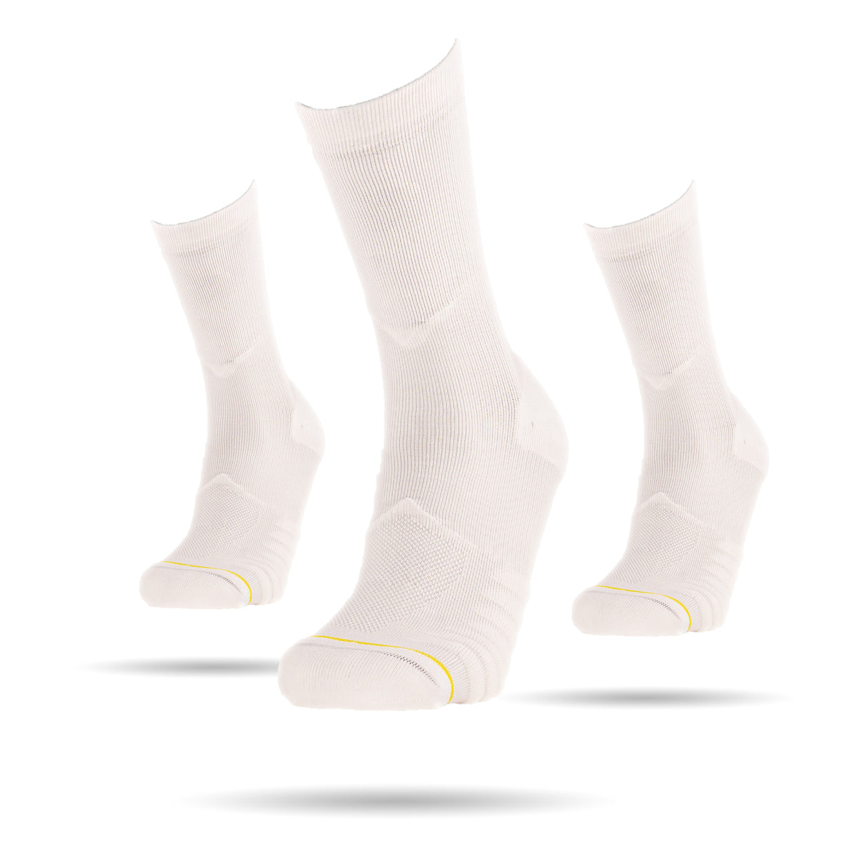Team 5.0 3er Pack all white – Rollo Socks